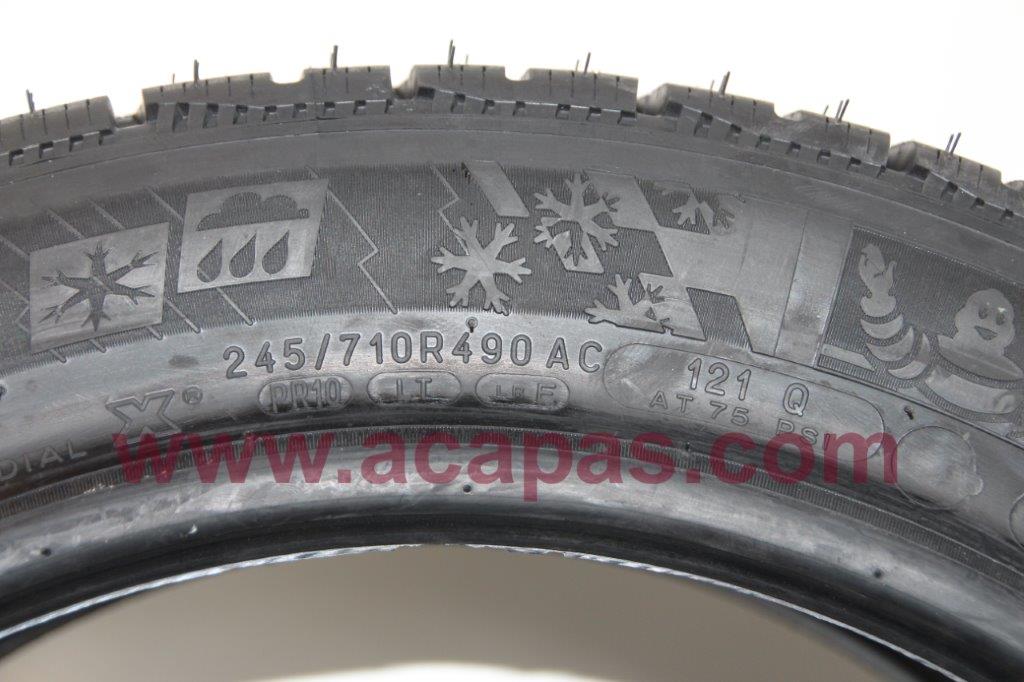 Tires: Michelin PAX Tire 245-710R490 121Q - ACAPAS - Armoured Cars ...